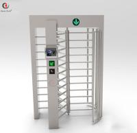 China SUS 304 Silver Full Height Security Gate Turnstile Barrier Gate for sale