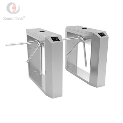 China 304 Stainless Steel Vertical Tripod Half Height Turnstile Gate IP54 for sale