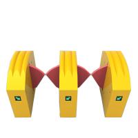 China 304 Stainless Steel Retractable Flap Barrier Turnstile Bidirectional for sale