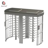 China 2mm SUS 304 Automatic Systems Turnstiles Full Height Gate 550mm for sale