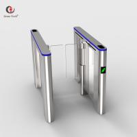 China 304 Stainless Steel Automatic Turnstile Flap Barrier Gate Entrance Bidirectional for sale