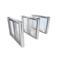 China DC Brushless Motor Slim Speed Gate Turnstile Security Doors 0.2 Second for sale