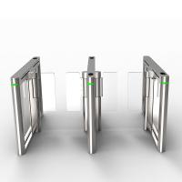 China DC Brushless Motor Slim Speed Gate Turnstile Security Doors 0.2 Second for sale