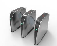 China Acrylic 15mm Panel Automatic Flap Barrier System 0.2 Sec Open / Close Speed for sale