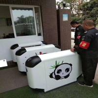 China Width 600mm High Security Kindergarten Swing Barrier 1200*200*900mm for sale
