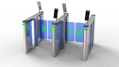 China Aluminum Alloy Speed Lane Gate Turnstile 220V 50Hz Fastlane Turnstiles for sale