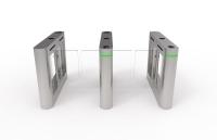 China Infrared Anti Pinch Office Building Turnstiles Pedestrian Swing Gates OEM ODM for sale