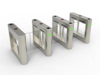 China Infrared Anti Pinch Office Building Turnstiles Pedestrian Swing Gates OEM ODM for sale