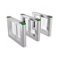 China 1.2mm SUS 304 Hairline 400 Swing Gate Turnstile Biometric Access Control for sale
