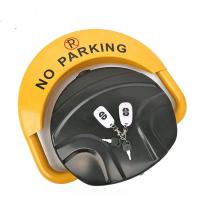 China Die Casted Zinc Alloy Remote Control Parking Space Barrier Parking Space Lock DC12V 7Ah for sale