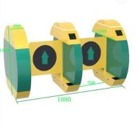 China SUS 304 Sliding Gate Turnstile Barrier Turnstile Gate 1200*200*900mm for sale