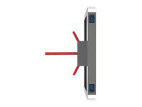 China DC12V AC18V Construction Site Security Turnstiles Tripod Turnstile Gate 1s for sale