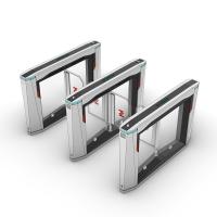 China 304 Stainless Steel Safe Entry Swing Barrier Turnstile Anti Reverse Intrusion for sale