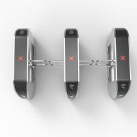 China Automatic Swing Barrier Turnstile with DC24V 6.25A Voice Broadcast and Indicator LED for Access Control for sale