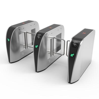 China Automatic Swing Barrier Turnstile with DC24V 6.25A Voice Broadcast and Indicator LED for Access Control for sale