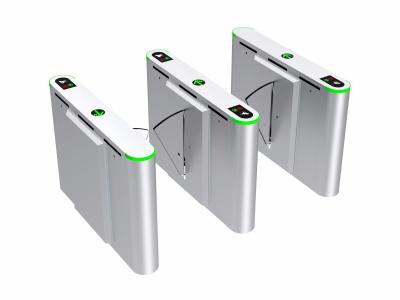 China Anti Clipping Flap Barrier Turnstile Gate Entrance 40 Person/Min for sale