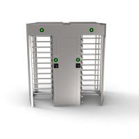 China Polished 304 Stainless Steel Full Height Turnstiles AC 220V 50Hz for sale