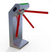 China Weatherproof 1.5mm Pedestrian Tripod Turnstile Gate Bi-Directional for sale