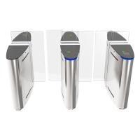 China SS304 Face Recognition Sliding Gate Turnstile Passage Width 550mm for sale
