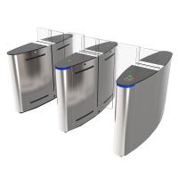 China SS304 Face Recognition Sliding Gate Turnstile Passage Width 550mm for sale
