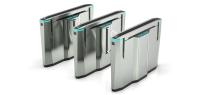 China DC12V QR Code Flap Barrier Turnstile Passage Width 600-900mm for sale