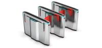 China DC12V QR Code Flap Barrier Turnstile Passage Width 600-900mm for sale