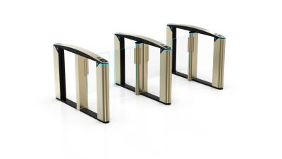 China Acrylic Glass Barrier Office Building Speed Lane Gate Turnstiles 1600R/Min for sale