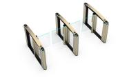 China Acrylic Glass Barrier Office Building Speed Lane Gate Turnstiles 1600R/Min for sale