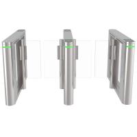 China RS485 Slim Speed Lane Gate Turnstile 90 Degree For Gym Entertainment Center for sale