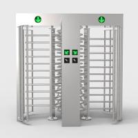 China RS485 Employee Entrance Full Height Turnstile DC12V for sale