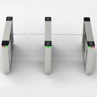 China Outdoor Traffic Counters 220V Swing Turnstile Gate Biometric Authentication for sale