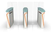 China Airport Security Sliding Turnstile Electronic Access Control Card Reader Facial Recognition for sale