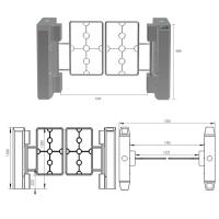 China Bi-Directional Anti Climb Swing Turnstile Gate For Secure Access Control for sale