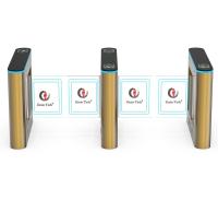 China DC Motor Access Control Turnstile Gate Bidirectional Swing Barrier Gate for sale