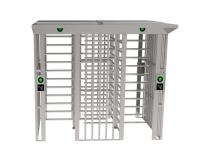 China Intelligent Auto Arc Full Height Turnstile Waterproof Access Control With Double Lane for sale