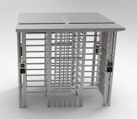 China Intelligent Auto Arc Full Height Turnstile Waterproof Access Control With Double Lane for sale