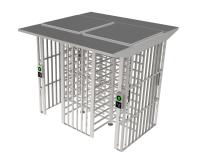 China Intelligent Auto Arc Full Height Turnstile Waterproof Access Control With Double Lane for sale
