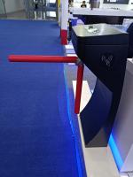 China Full Automatic Access Control Turnstile Gate Double Arm For Gyms Scenic Area for sale