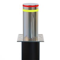China Retractable Hydraulic Rising Bollard for Security Rise Height 600mm-1200mm Thickness 6mm for sale