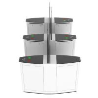 China AC/DC Power Supply Sliding Turnstile Gates The Winning Combination for Access Control for sale