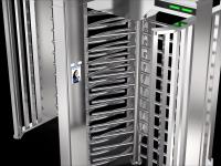 China Speed Full Height Turnstile Gate With SUS304/316 Material In UAE 30-45P/Min Capacity for sale