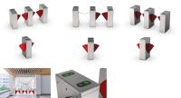 China Versatile Compatibility and Intelligent Management Flap Barrier Turnstile for Smooth Access for sale