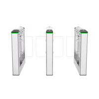 China Zento Swing Barrier Gates Turnstile Access Control With Card Reader for Gym Building for sale