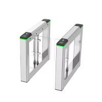 China Zento Swing Barrier Gates Turnstile Access Control With Card Reader for Gym Building for sale