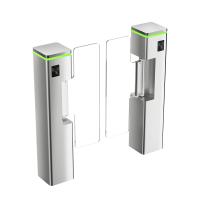 China Supermarket Swing Gate Barrier Turnstile Entrance RFID Card Access Control Sytsem for sale