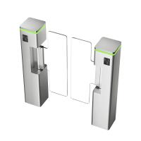 China Supermarket Swing Gate Barrier Turnstile Entrance RFID Card Access Control Sytsem for sale