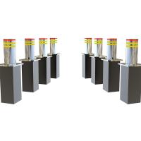 China Better Lighting Outside Hydraulic Rising Bollard Landscape Light Classic Modern Bollard With Led for sale