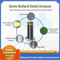China Fully Automatic Hydraulic Bollard Electric Remote Control Community Anti-Collision Isolation Pile Warning Bollard Pile Roadblock for sale