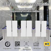 China Security Pedestrian Fast Speed Turnstile Gate Rfid Card Swipe Identification Turnstile Gate For Gyms for sale