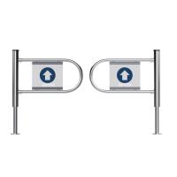 China Zento Energy-Free Operation And Rust-proof Mechanism Manual Swing Turnstile Gate for sale